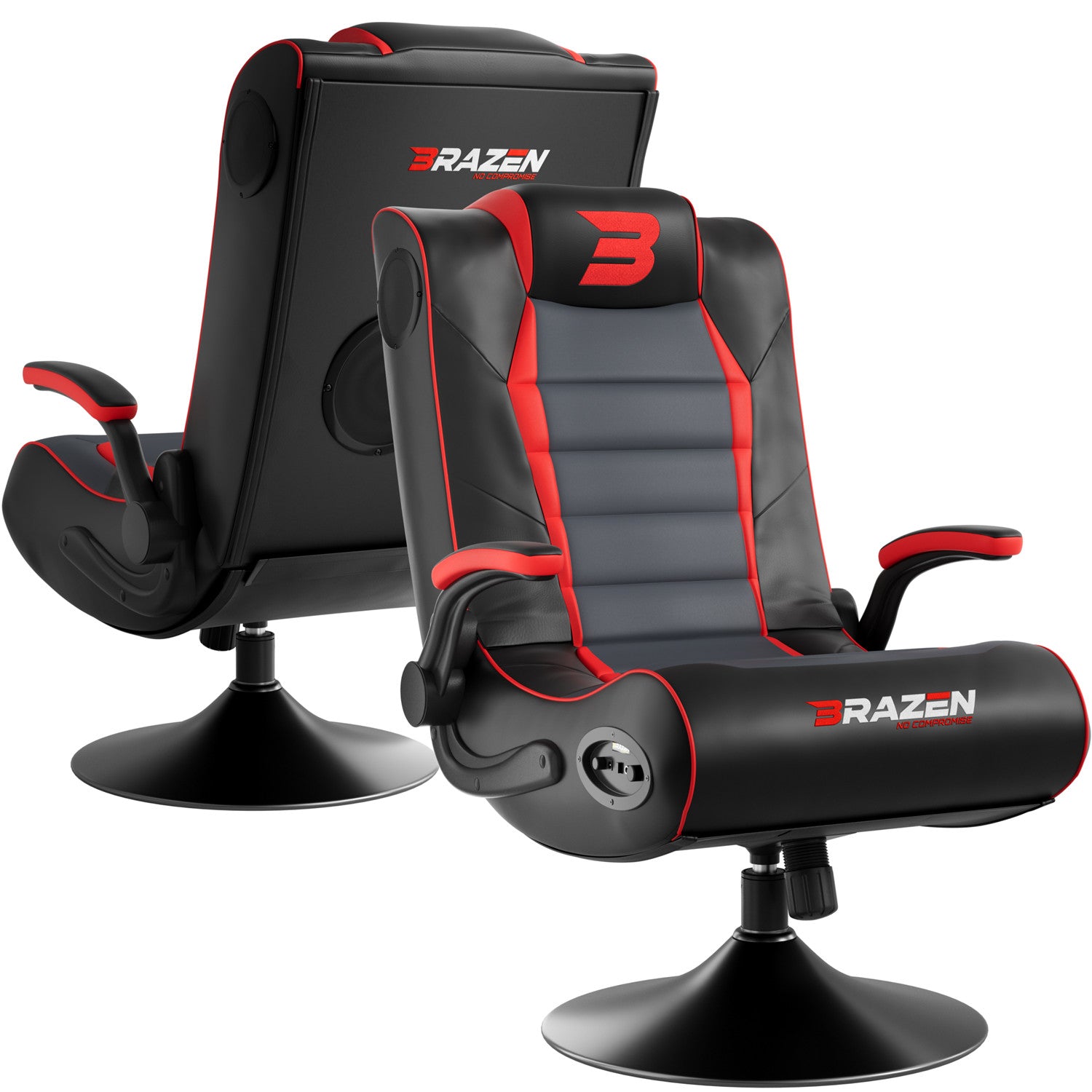 BraZen Serpent 2.1 Bluetooth Surround Sound Gaming Chair